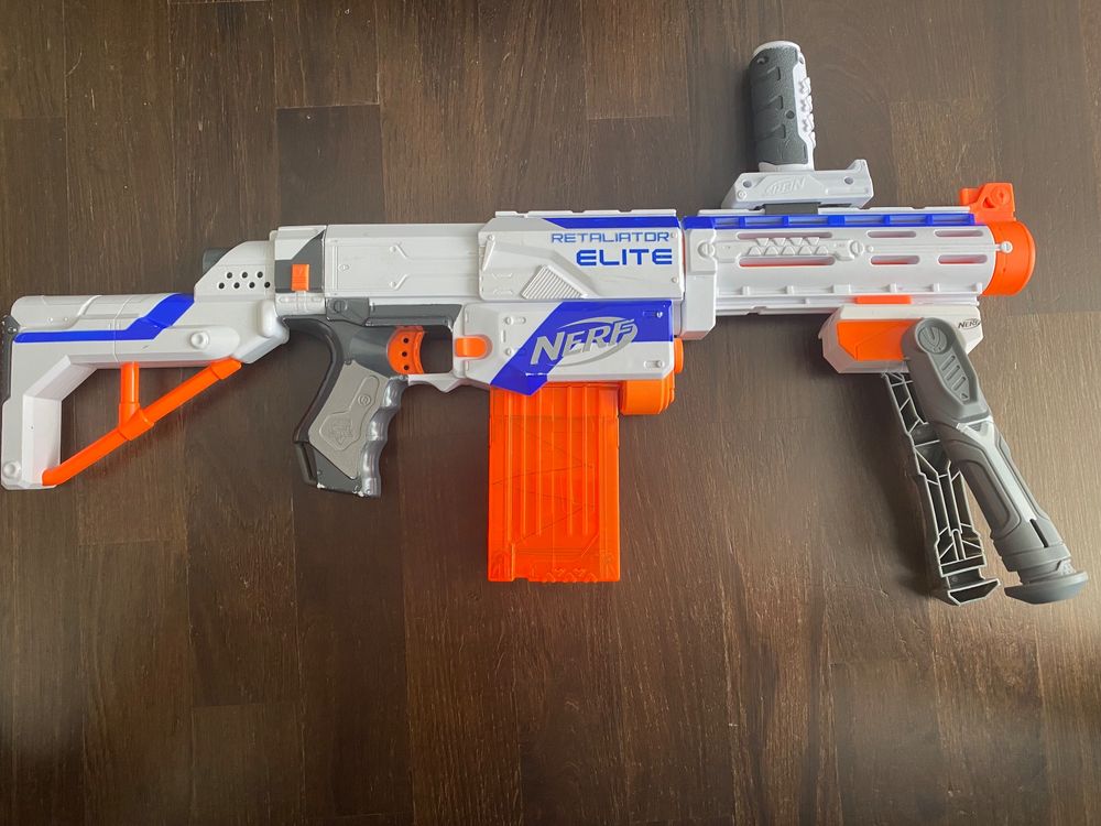 Modified nerf retaliator elite 6 Patronen (Gebraucht) in Zug für CHF 10 ...