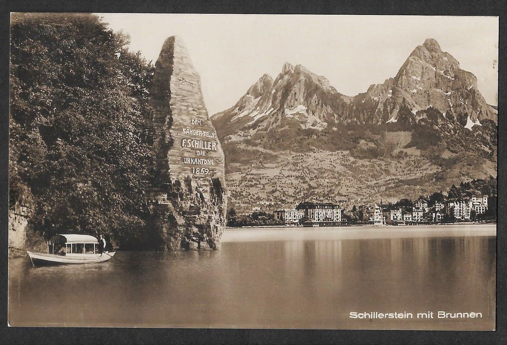 Schillerstein mit Brunnen und kleinem Boot (Gebraucht) in Olten für CHF 5 – mit Lieferung auf ...