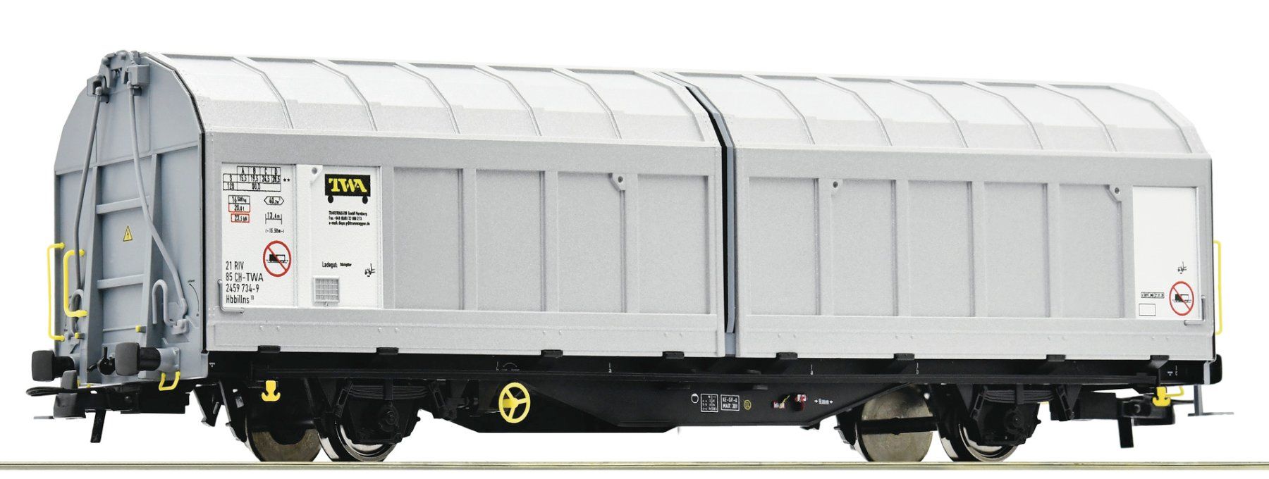 NEU - ROCO 77495 Schiebewandwagen, Transwaggon/SBB - DC / AC (Neu und ...