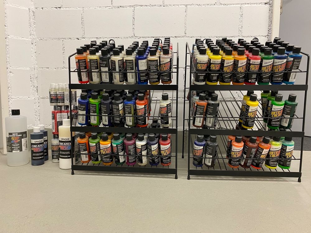 NEU: Airbrush Createx Auto-Air Colors - 160 Flaschen x 120ml (Neu ...