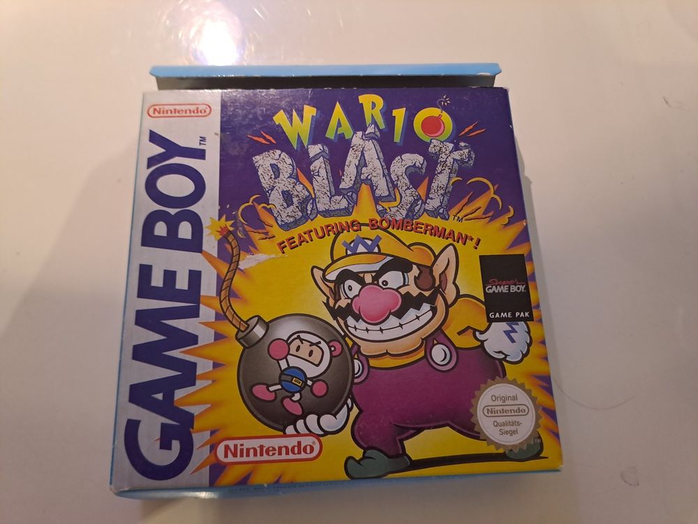 Wario Blast Game Boy Nintendo nur die OVP ohne Spiel Deutsch (Gebraucht ...