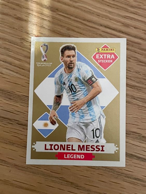 Panini legend Gold Lionel Messi extrasticker | Acheter sur Ricardo