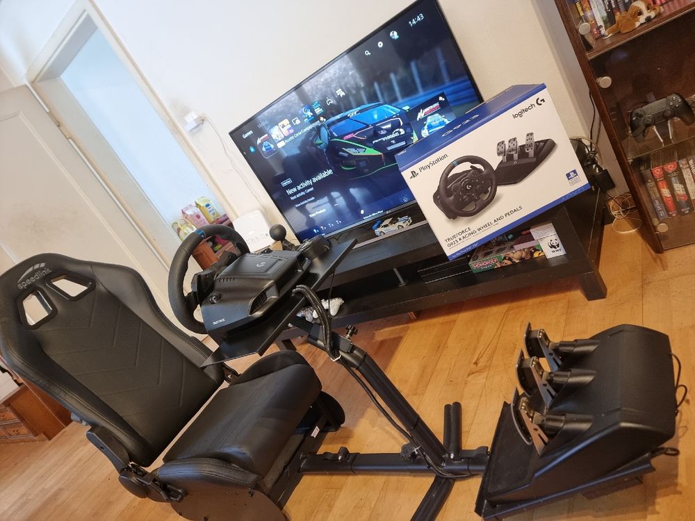 Logitech Trueforce G923 Racing Wheel,Pedals,Shifter&RaceSeat (Gebraucht ...