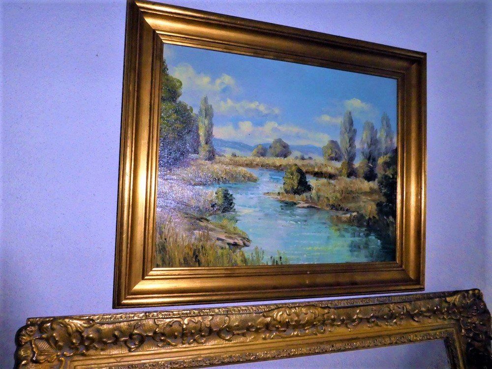 ALTE AARE SIGNIERT A.GERIG. ANTIK ÖLGEMÄLDE (Gebraucht) in Spreitenbach für CHF 289 – mit ...