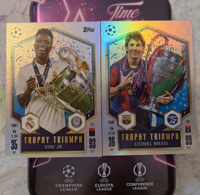 Topps Match Attax 24/25 - Trophy Triumph - Vinicius X Messi (Neuf (Voir ...