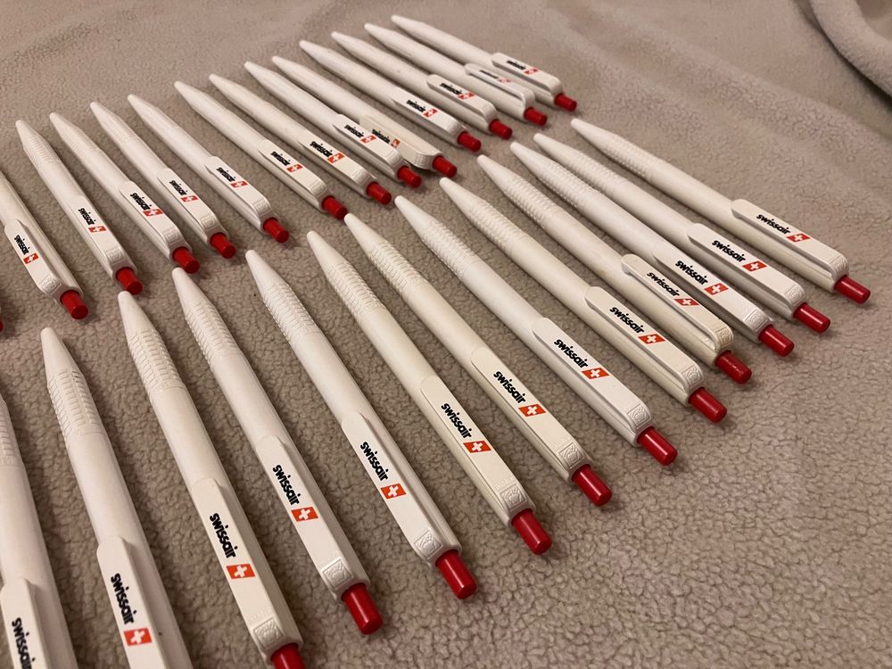36x Swissair Kugelschreiber, top Zustand, top Sammlerstücke! (Gebraucht ...