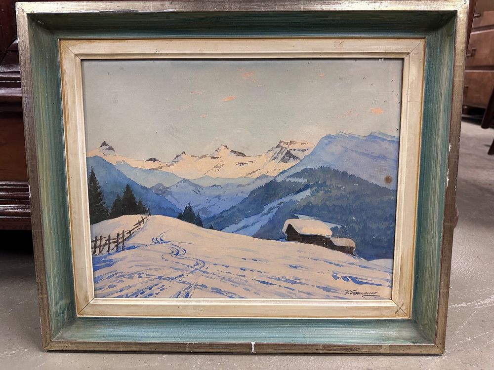 Alte Aquarelle Signiert | Kaufen auf Ricardo