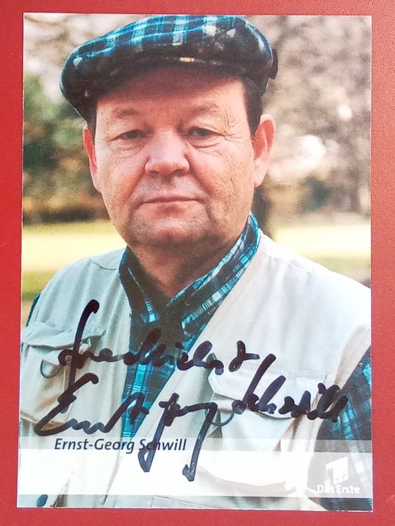 Ernst-Georg Schwill 1939-2020 Autogramm Fotopostkarte 10x15 (Gebraucht ...