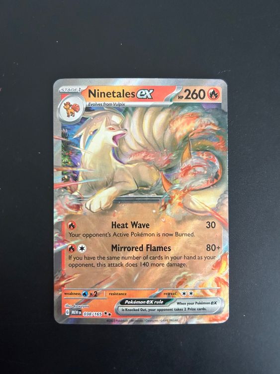 Ninetales EX / 151 / Nr.038/165 / ab 1.- (Gebraucht) in Schaffhausen ...