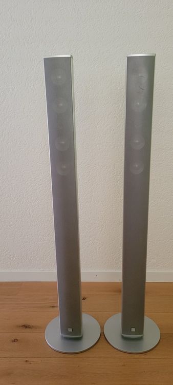 2 Canton CD 190.2 Standlautsprecher Alu Höhe 104cm (Gebraucht) in ...