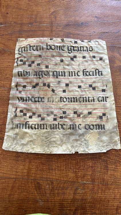 Pergament Handschrift antik (Gebraucht) in Riedholz für CHF 50 – mit ...