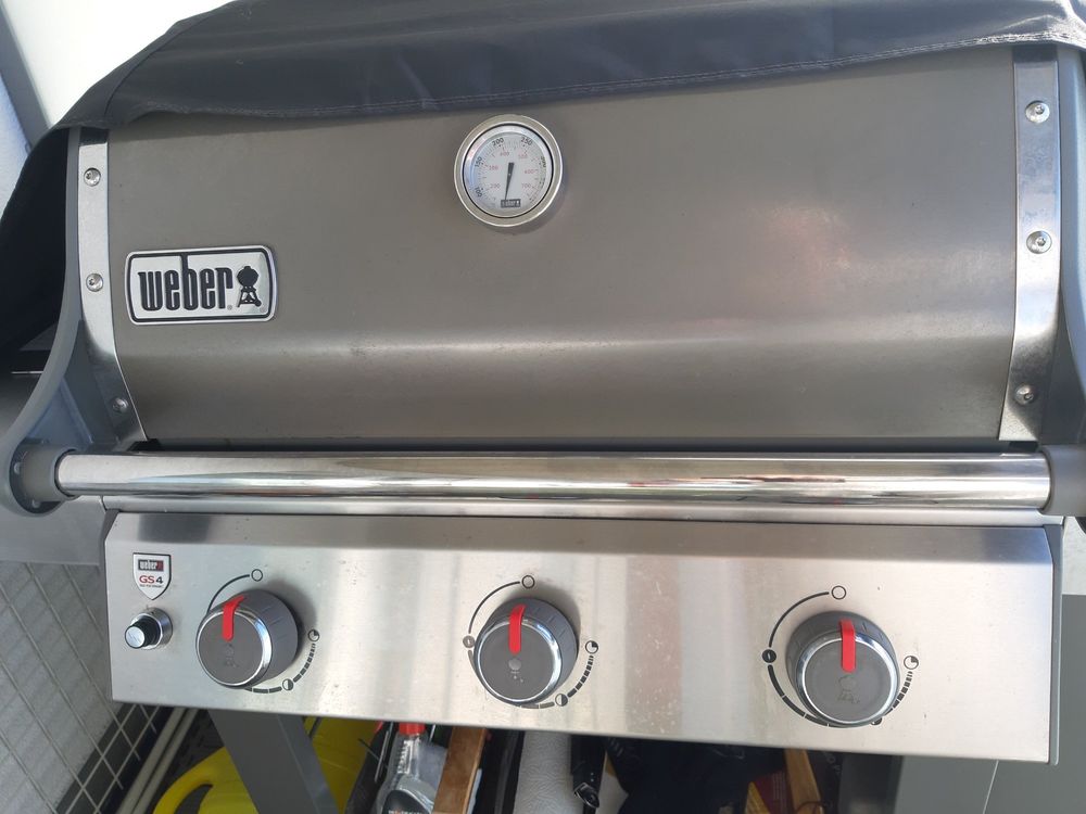 Weber Gasgrill GS4 für Grillmeister mit Abdeckung (Gebraucht) in ...