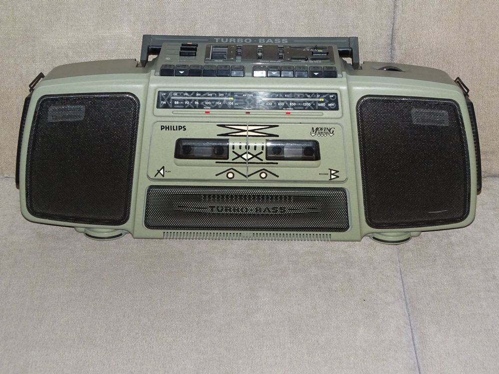 Philips Moving Sound / Ghettoblaster / Kassettenrecorder (Gebraucht) in ...
