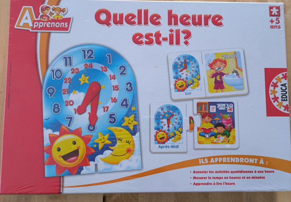 Quelle heure est -il? Jeu (Neu und originalverpackt) in Attalens für ...