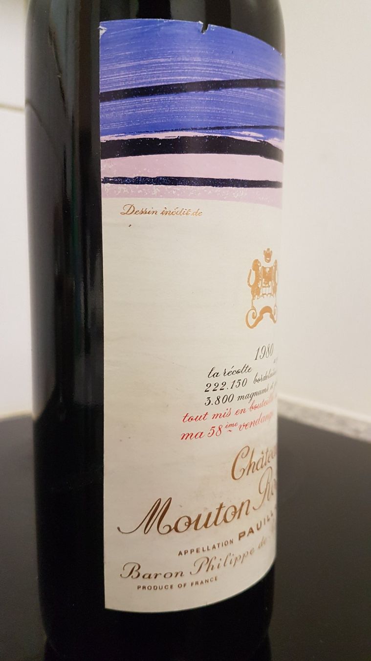 Chateau Mouton Rothschild 1980 1er Grand cru Classe (Neu (gemäss ...