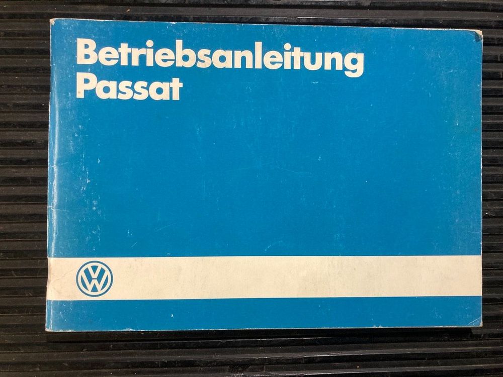 VW Passat Betriebsanleitung mit Serviceplan 2/86 (Gebraucht) in Thun ...