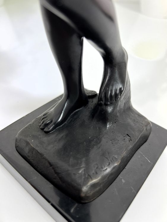 JUGENDSTIL BRONZE AKT SKULPTUR FIGUR EROTIK A. RODIN | Kaufen auf Ricardo