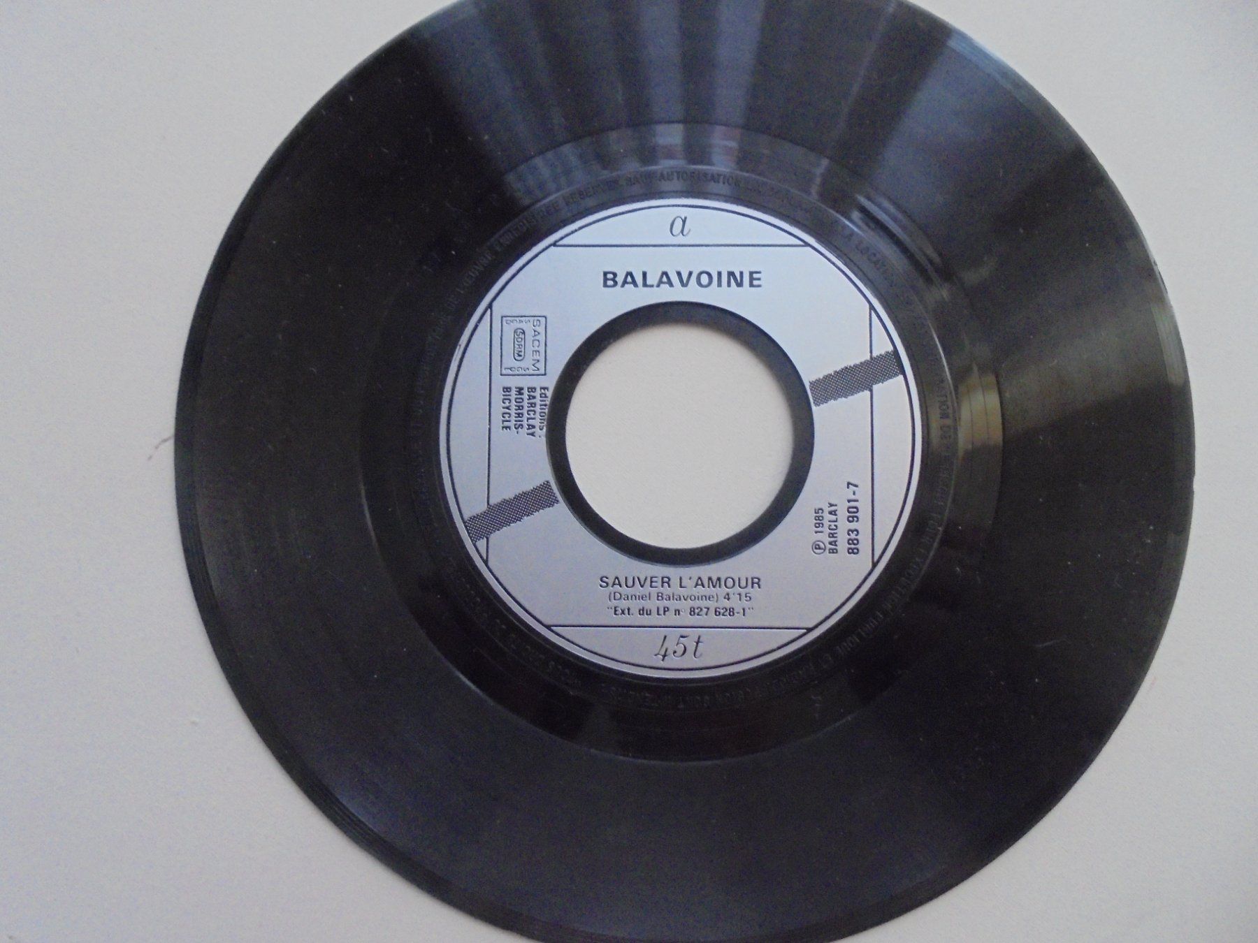 Daniel Balavoine " sauvez l' amour " France 1985 VG (D'occasion) à ...