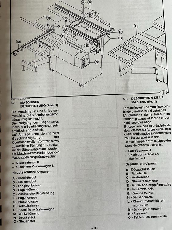 Holzbearbeitung- Kombimaschine MiniMax LAB 300N mit Absaugun (Gebraucht ...