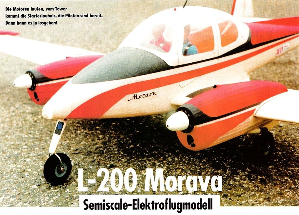Quality BAUPLAN fur RC Semi scale elektro model Morava L-200 | Kaufen ...