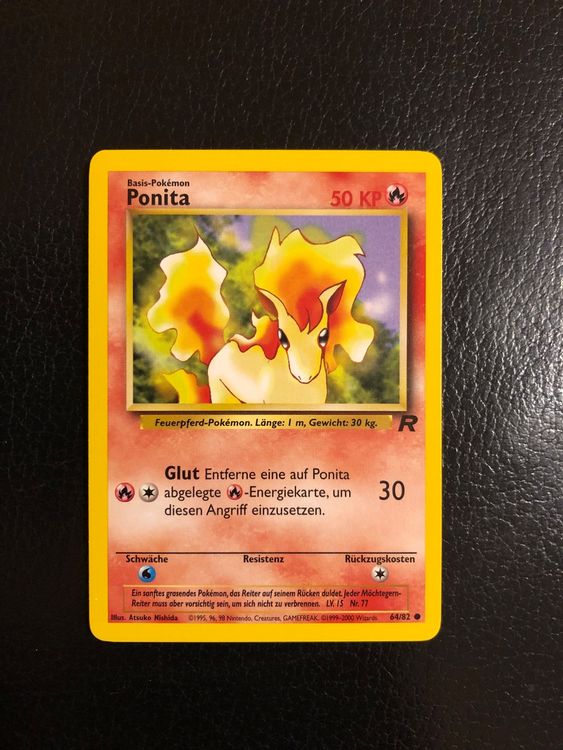 Team Rocket Ponyta / Ponita 64/82 DE NM Ab 1 (Gebraucht) in Paradiso ...