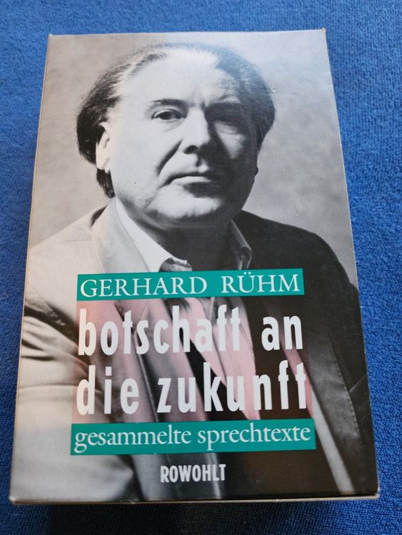 Gerhard Rühm-Botschaft an die Zukunft/sprechtexte/Buch/kaset (Gebraucht ...