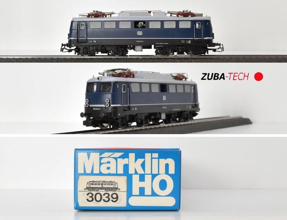 Märklin 3039 E-Lok BR 110 DB H0 WS Analog mit OVP (Gebraucht) in St ...
