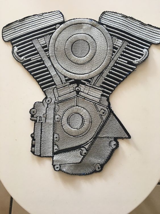Grosser Aufnäher- Patch EVO-Motor | Kaufen auf Ricardo