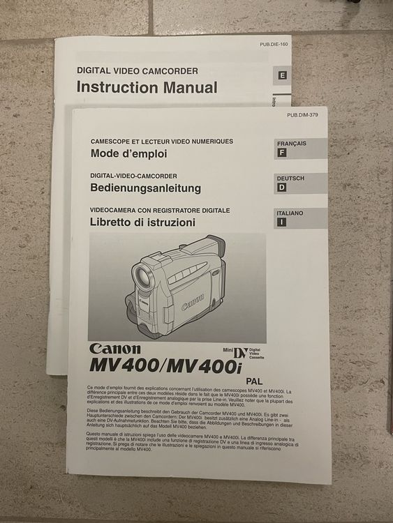 Videokamera CANON MV400, komplett | Kaufen auf Ricardo