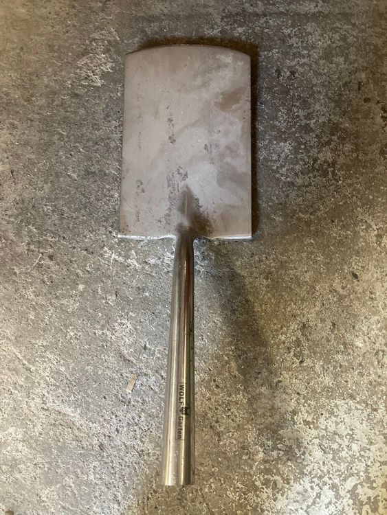 Stechschaufel Blatt / Spaten INOX Wolf Profi Qualität (Gebraucht) in ...