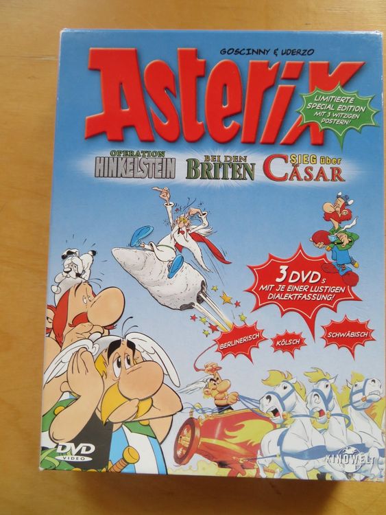 Box 3 DVDs Asterix - Briten, Sieg über Cäsar, Op Hinkelstein (Gebraucht) in Sirnach für CHF 8 ...