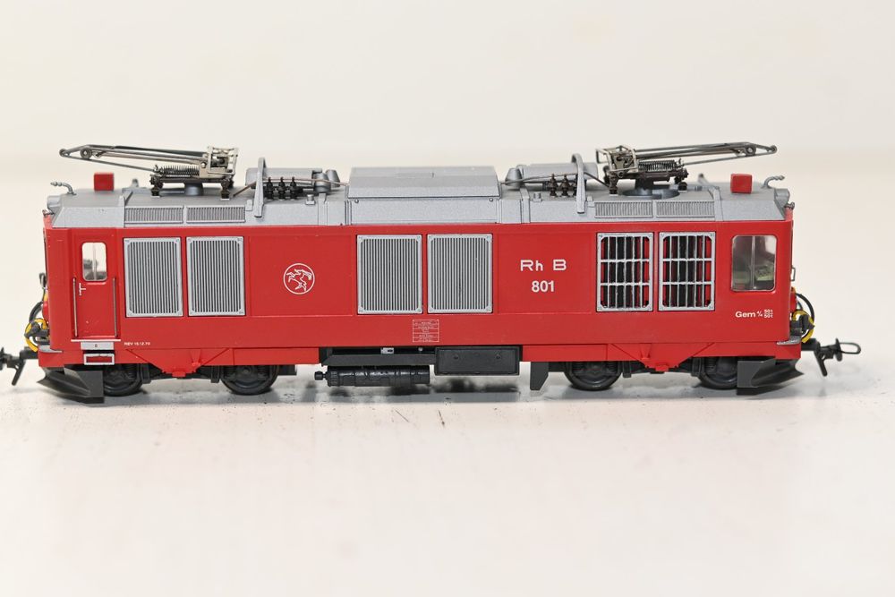 RhB Gem 4/4 801 Bemo HOm mit OVP läuft einwandfrei | Kaufen auf Ricardo