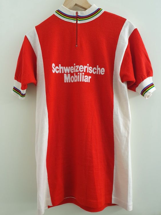Radtrikot vintage 'Mobiliar' Wolle | Kaufen auf Ricardo