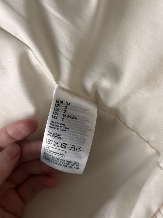 H&M Cord Blazer, Crème, Gr. 34 - Top Zustand (Neu (gemäss Beschreibung ...