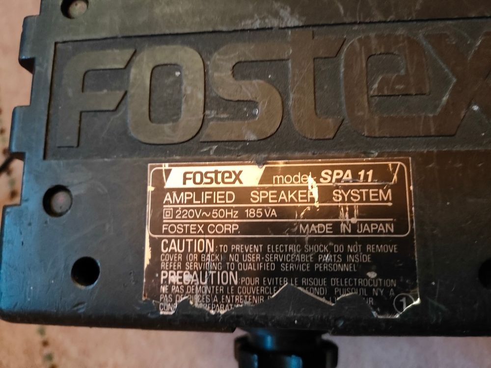 Fostex SPA11 - 1.- un franc (Gebraucht) in Yverdon-les-Bains für CHF 2 ...