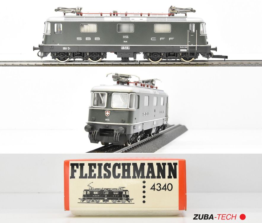 Fleischmann 4340 E-Lok Re 4/4 II SBB H0 Analog mit OVP (Gebraucht) in ...