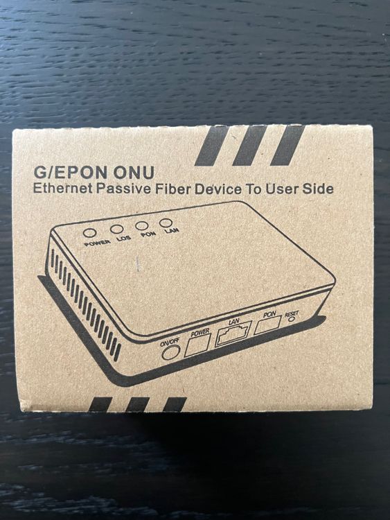 G/EPON ONU Ethernet Passive Fiber Device | Kaufen auf Ricardo