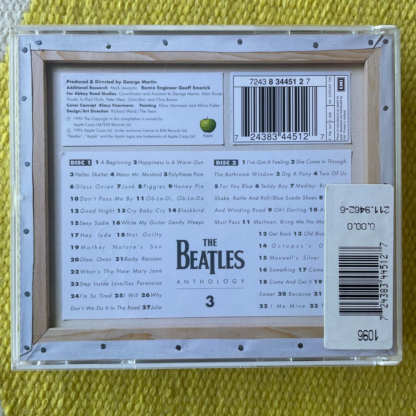 BEATLES-2CD ANTHOLOGY 3 (Gebraucht) in Rorschacherberg für CHF 6.9 – mit Lieferung auf Ricardo ...