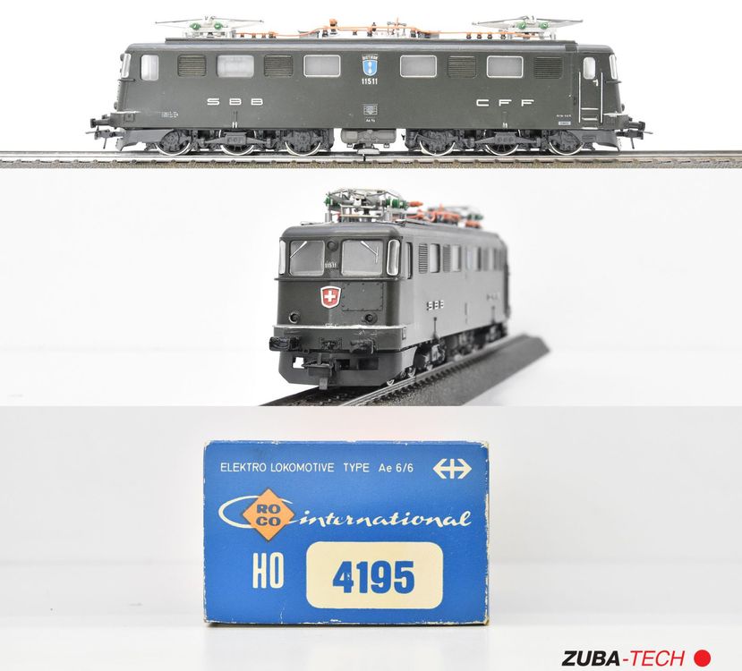 Roco 4195 E-Lok Ae 6/6 SBB H0 GS H0 Analog OVP (Gebraucht) in St. Gallen für CHF 69 – mit ...