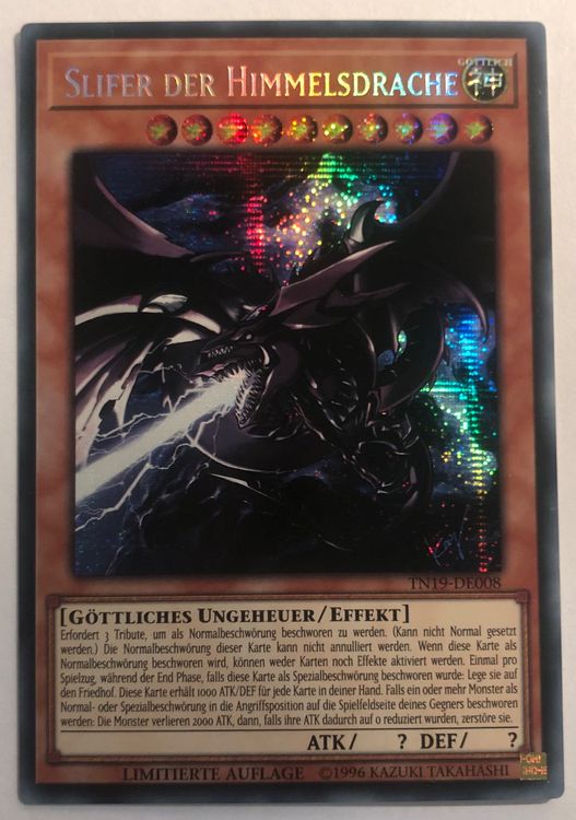 YuGiOh Slifer der Himmelsdrache | Secret Rare (Gebraucht) in Altstätten ...