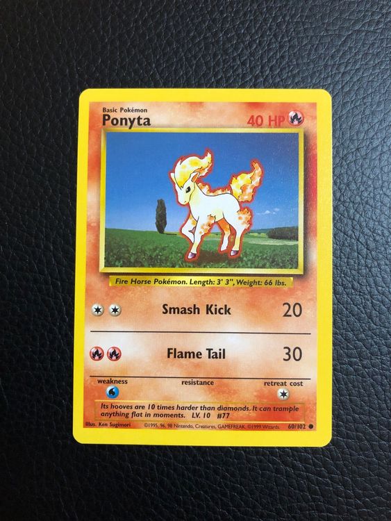 Base Set Ponyta 60/102 Ab 1 (Gebraucht) in Paradiso für CHF 1 – mit ...