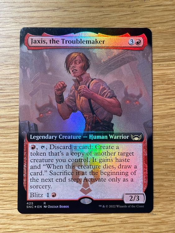 Mtg Jaxis, the Troublemaker FOIL New Capenna Boosterfrisch (Neu (gemäss ...