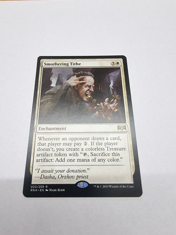 MTG Karte Smothering Tithe (Neu (gemäss Beschreibung)) in Rüti für CHF 25 – mit Lieferung auf ...