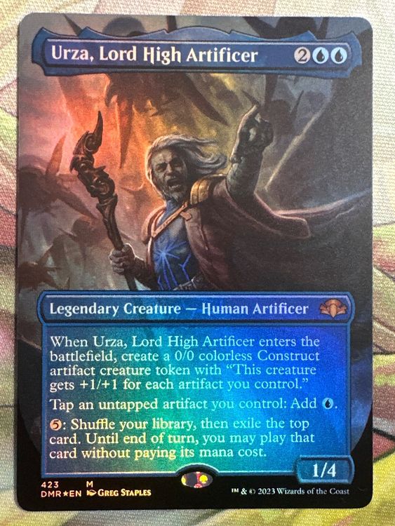 Urza, Lord High Artificer FOIL #423 Dominaria Remastered (Neu (gemäss Beschreibung)) in Windlach ...