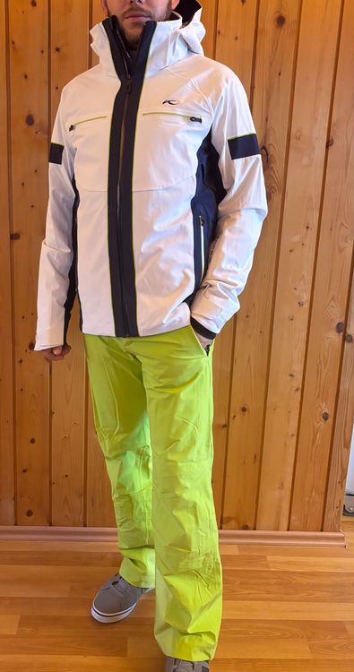Neuwertige KJUS Herren Skijacke Grösse 48 weiss/blau/grün (Gebraucht) in Malans GR für CHF 185 ...