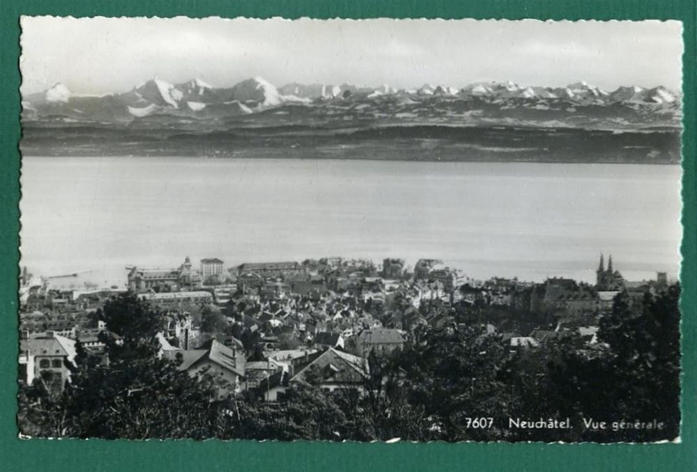 Neuchâtel, vue générale, 1940 (Gebraucht) in Sargans für CHF 1 – mit Lieferung auf Ricardo kaufen