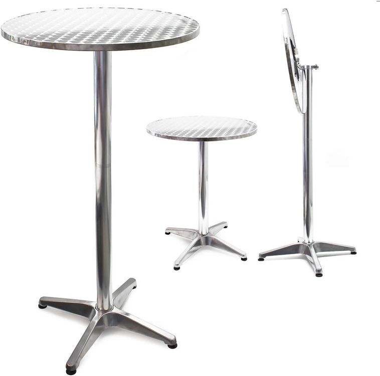 Alu Stehtisch 74/114cm Ø60cm (Neu und originalverpackt) in Bottighofen für CHF 85 – mit ...