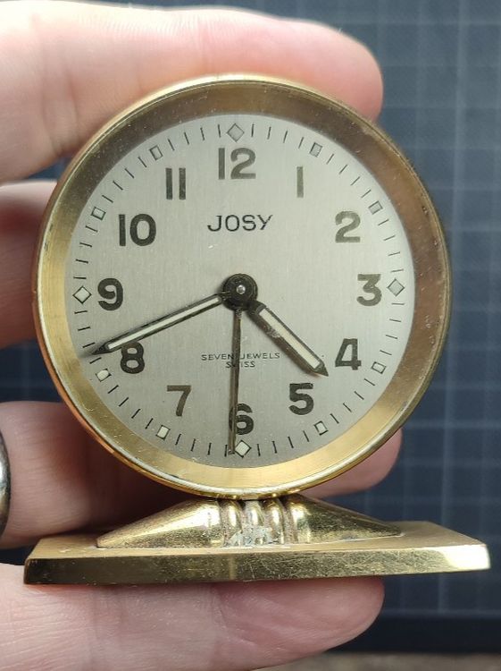 Wunderschöner alter Wecker Nr 115 JOSY MADE IN SWITZERLAND (Gebraucht ...