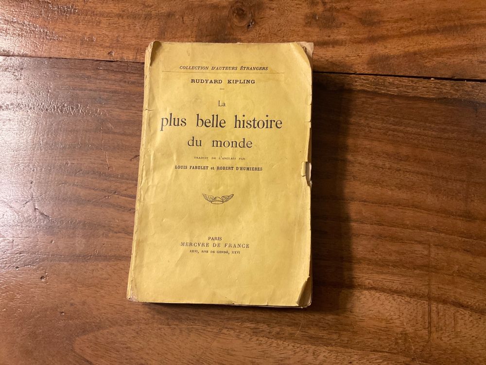 La Plus Belle Histoire du Monde, Kipling Rudyard (D'occasion) à ...