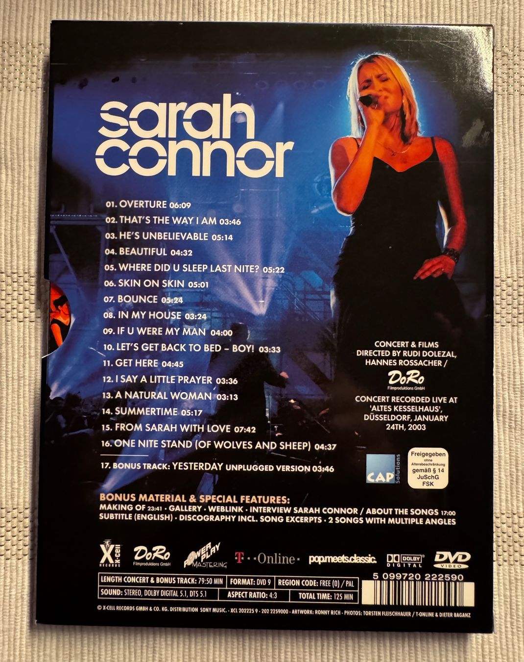 Sarah Conner - Live in Concert - A Night to Remember - DVD (Gebraucht ...
